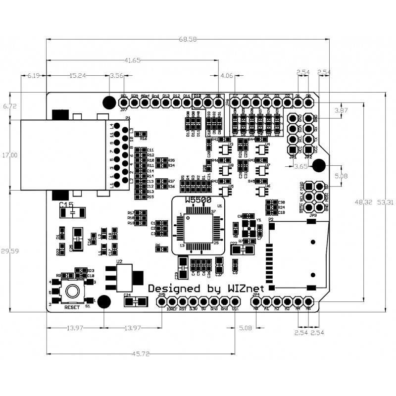 W5500 Ethernet Shield W5500 Ethernet Shield